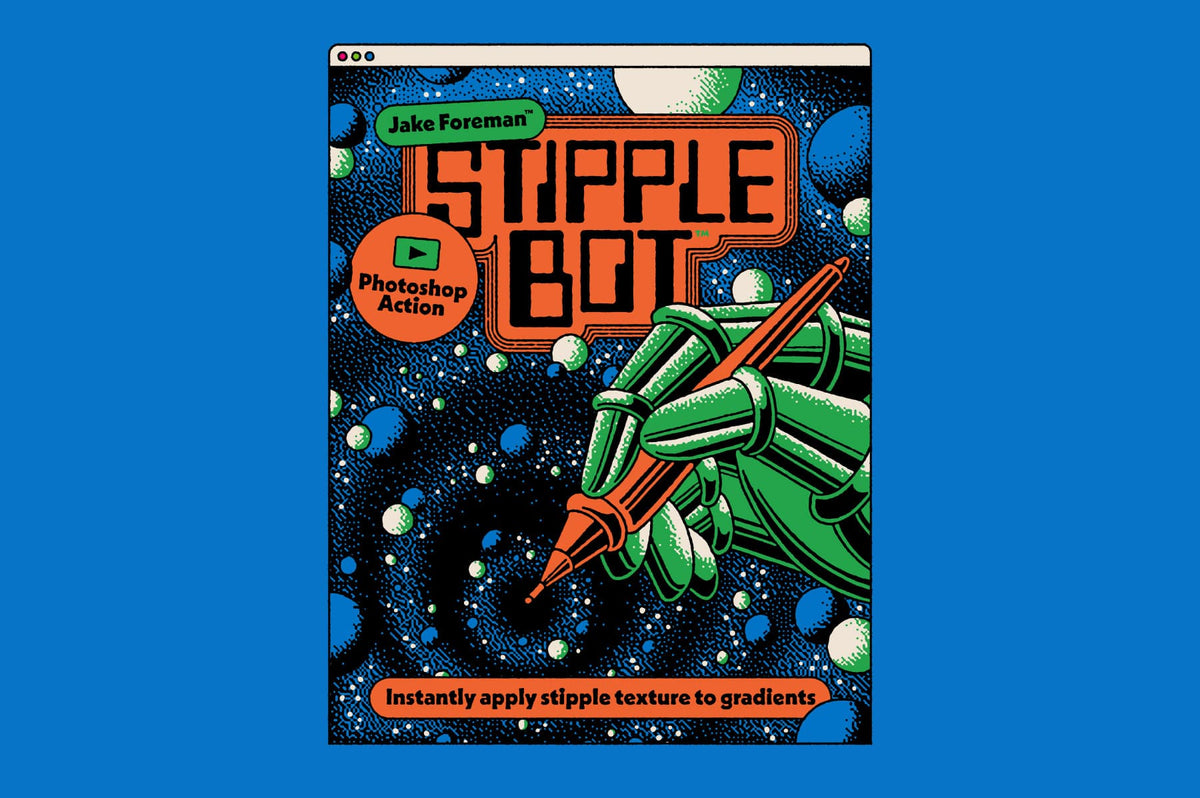 InkBot Action Set For Adobe Photoshop – True Grit Texture Supply