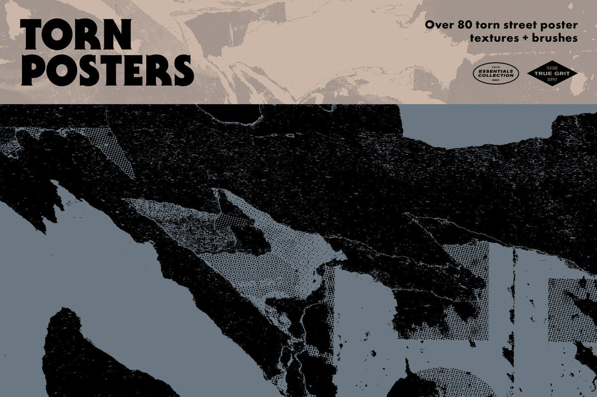 Torn Posters – True Grit Texture Supply